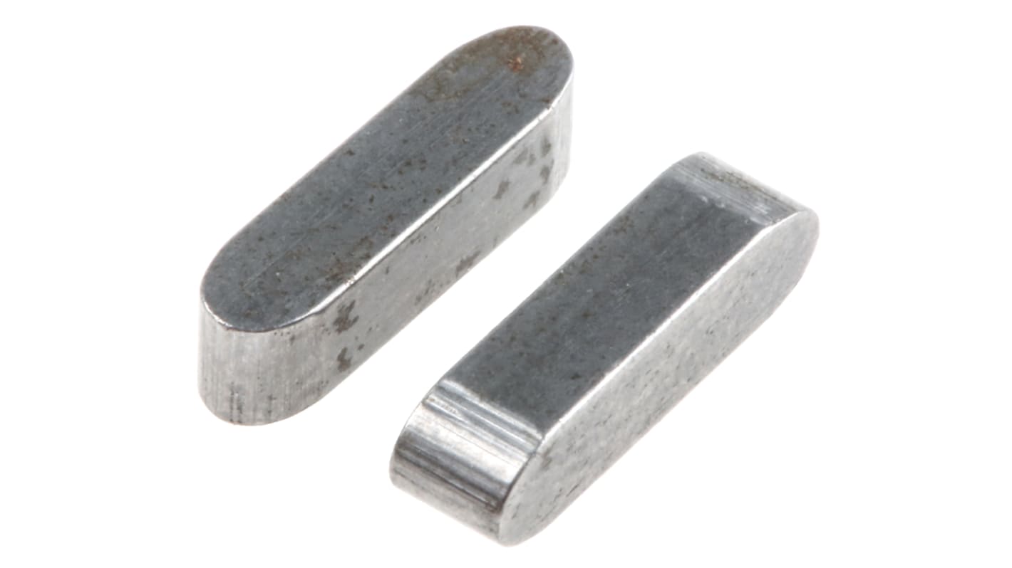 RS PRO 12 x 3 x 3mm Steel Feather Key | RS