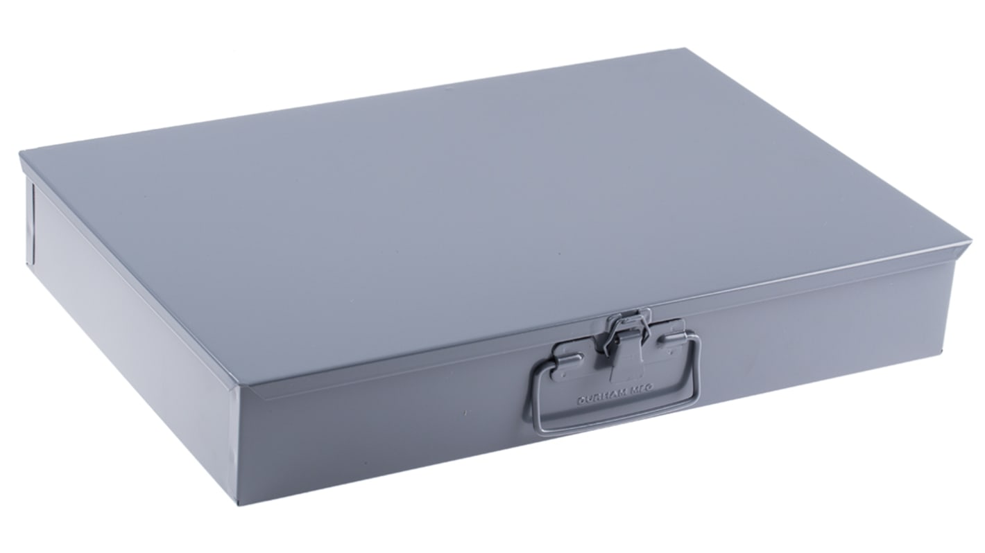 Durham 12 Cell Grey Steel Compartment Box, 76mm x 457mm x 304mm | RS