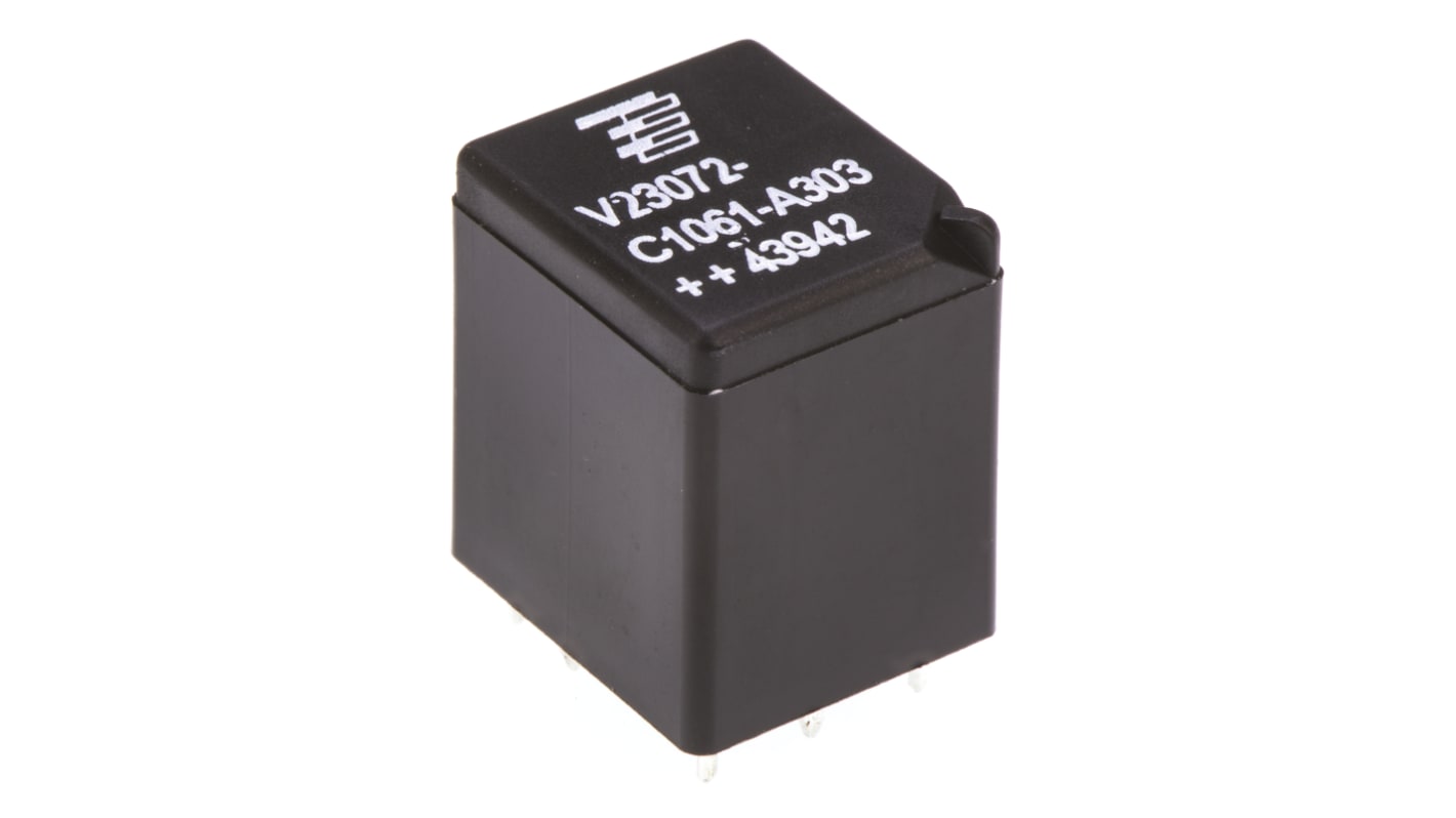V23072C1061A303 | TE Connectivity PCB Mount Non-Latching Relay, 12V dc ...