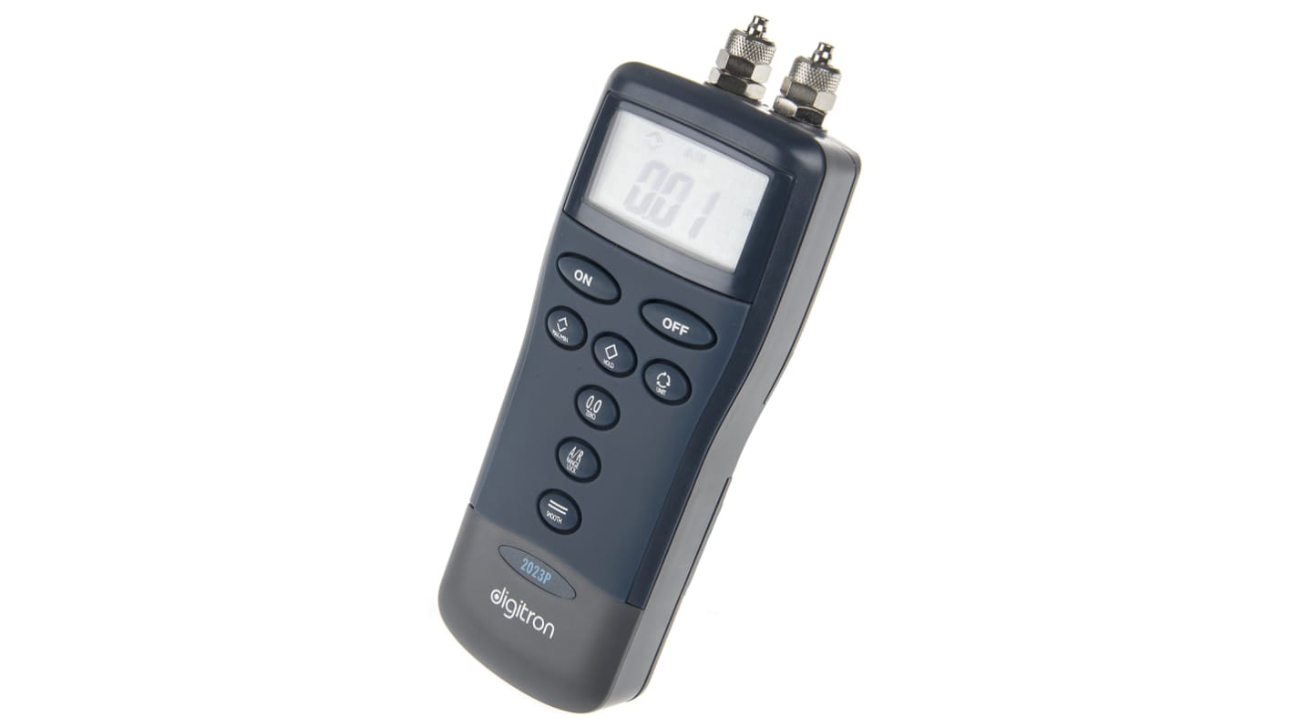 2023P7 | Digitron 2000P Differential Manometer With 2 Pressure Port/s ...
