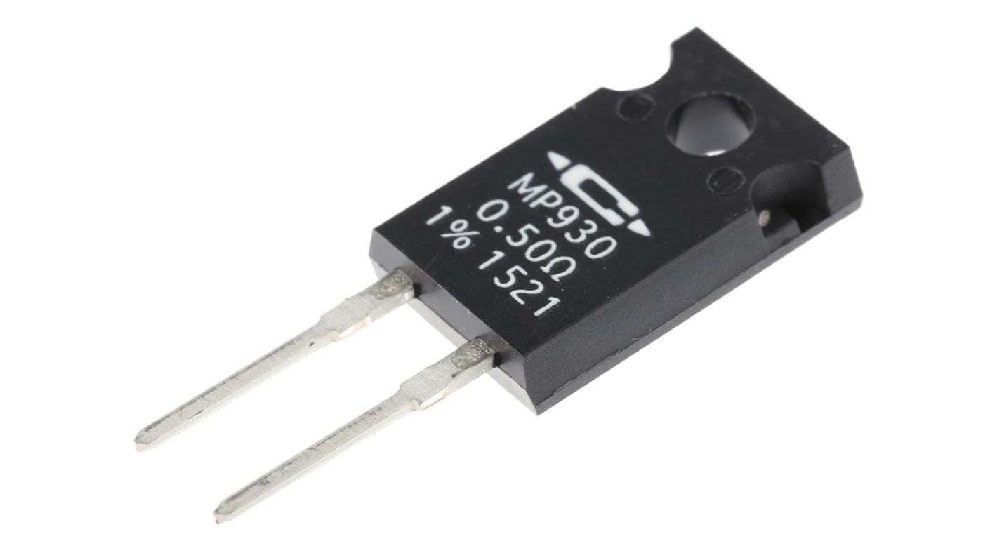 Caddock パワーフィルム 抵抗器 30W 500mΩ ±1%, MP930-0.50-1% | RS