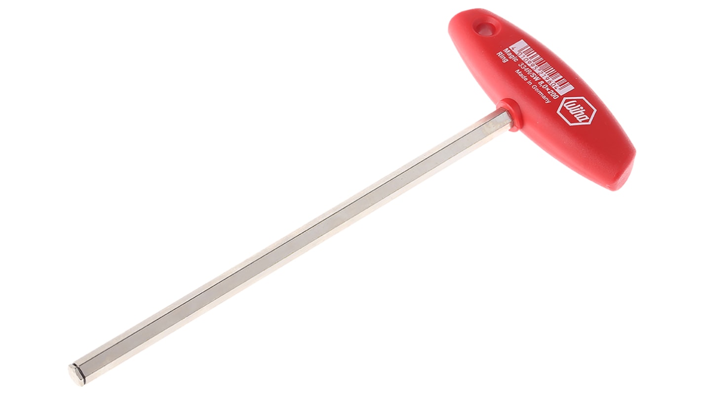 21960 | Wiha T Shape Metric Hex Key, 8mm | RS