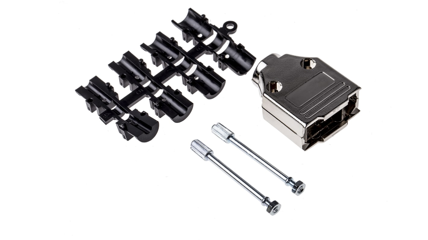 MHDTPK9-K | MH Connectors MHDTPK Series ABS D Sub Backshell, 9 Way ...