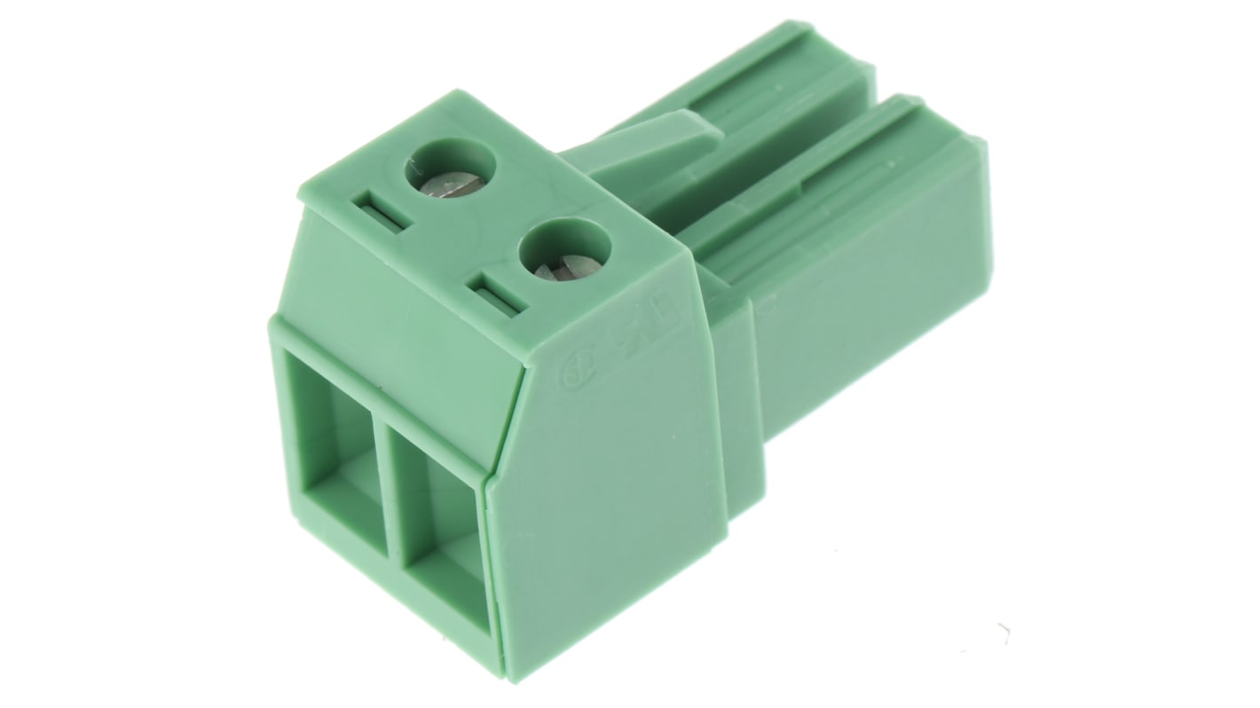 1804904 | Phoenix Contact 7.62mm Pitch 2 Way Pluggable Terminal Block ...