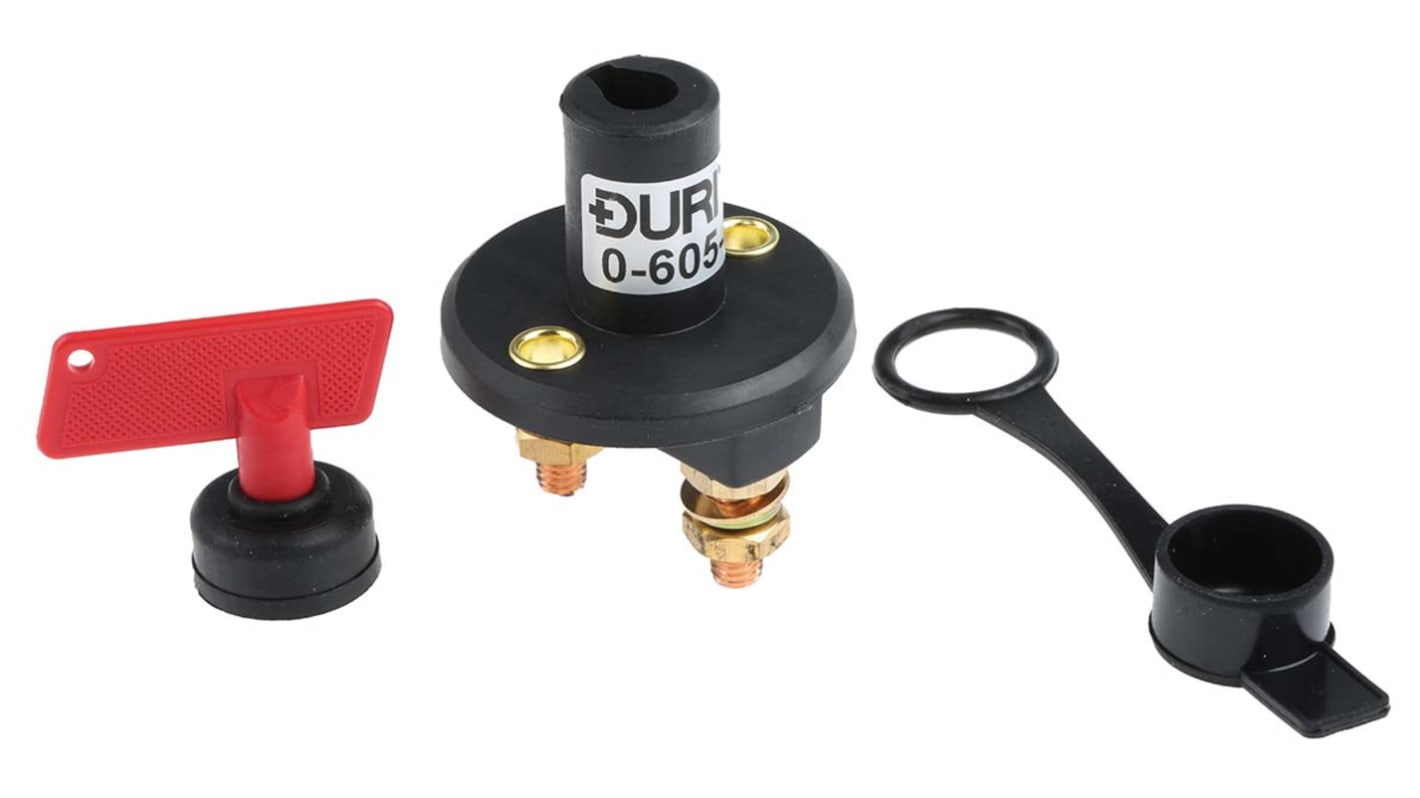 RS PRO Panel Mount Battery Isolator Switch - 100A Maximum Current, IP43 ...