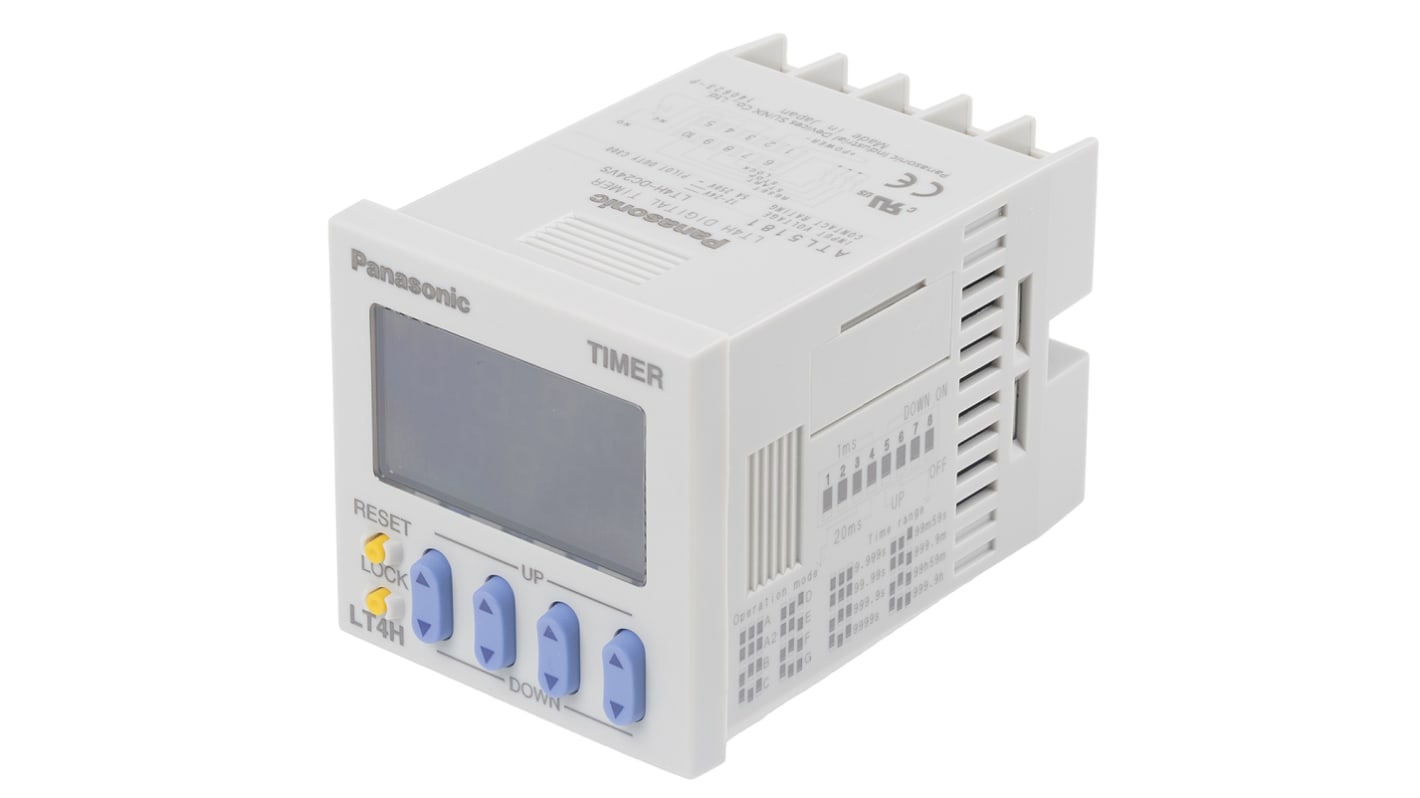 LT4H24S | Panasonic Time Delay Relay, 12 → 24V dc, 0.001 s → 0.1h | RS