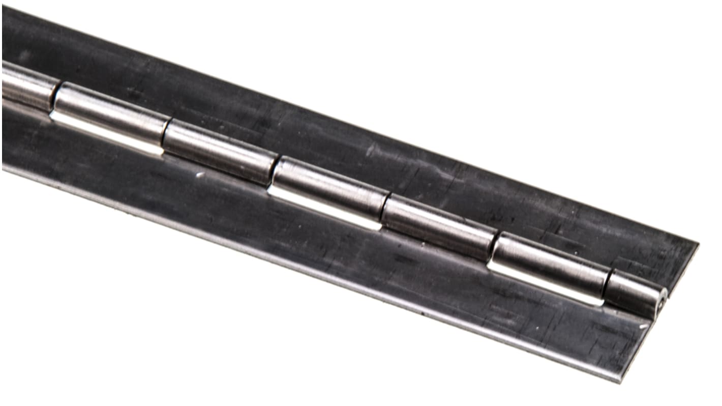 Pinet Stainless Steel Piano Hinge, 1020mm x 25mm x 1mm | RS
