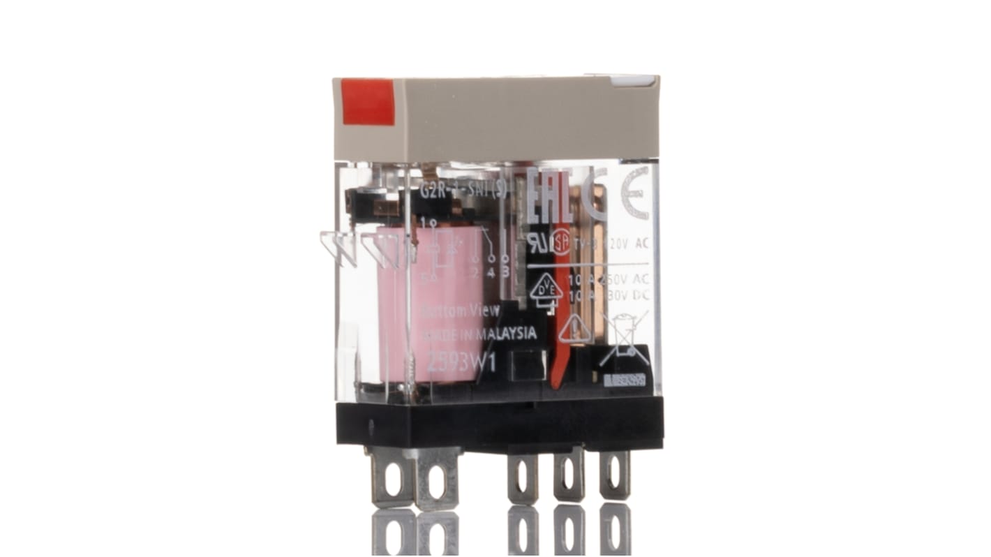 G2R-1-SNI AC230(S) | Omron Plug In Power Relay, 230V ac Coil, 10A ...