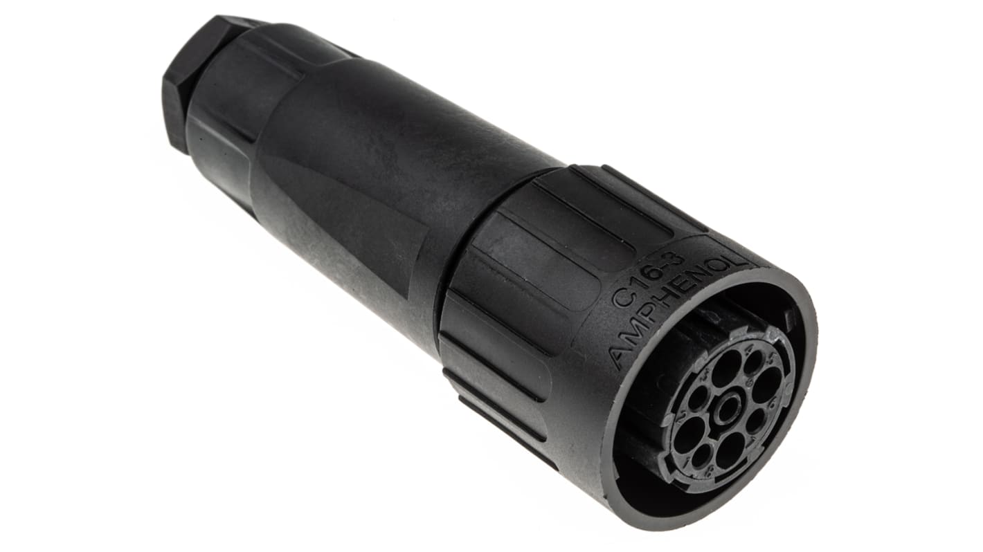 C016-10E008-0021 | Amphenol Industrial Circular Connector, 8 + PE ...