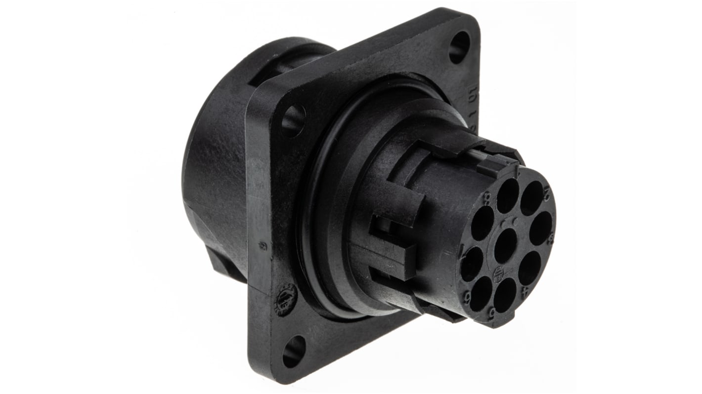 C016-10C008-0001 | Amphenol Industrial Circular Connector, 8 + PE ...