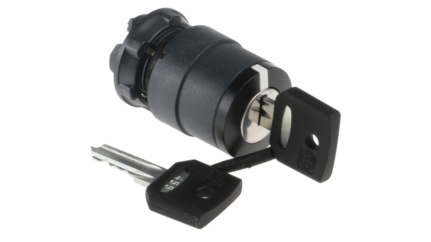 ZB5AG2 | Schneider Electric Harmony XB5 2-position Key Switch Head, Latching, 22mm Cutout | RS