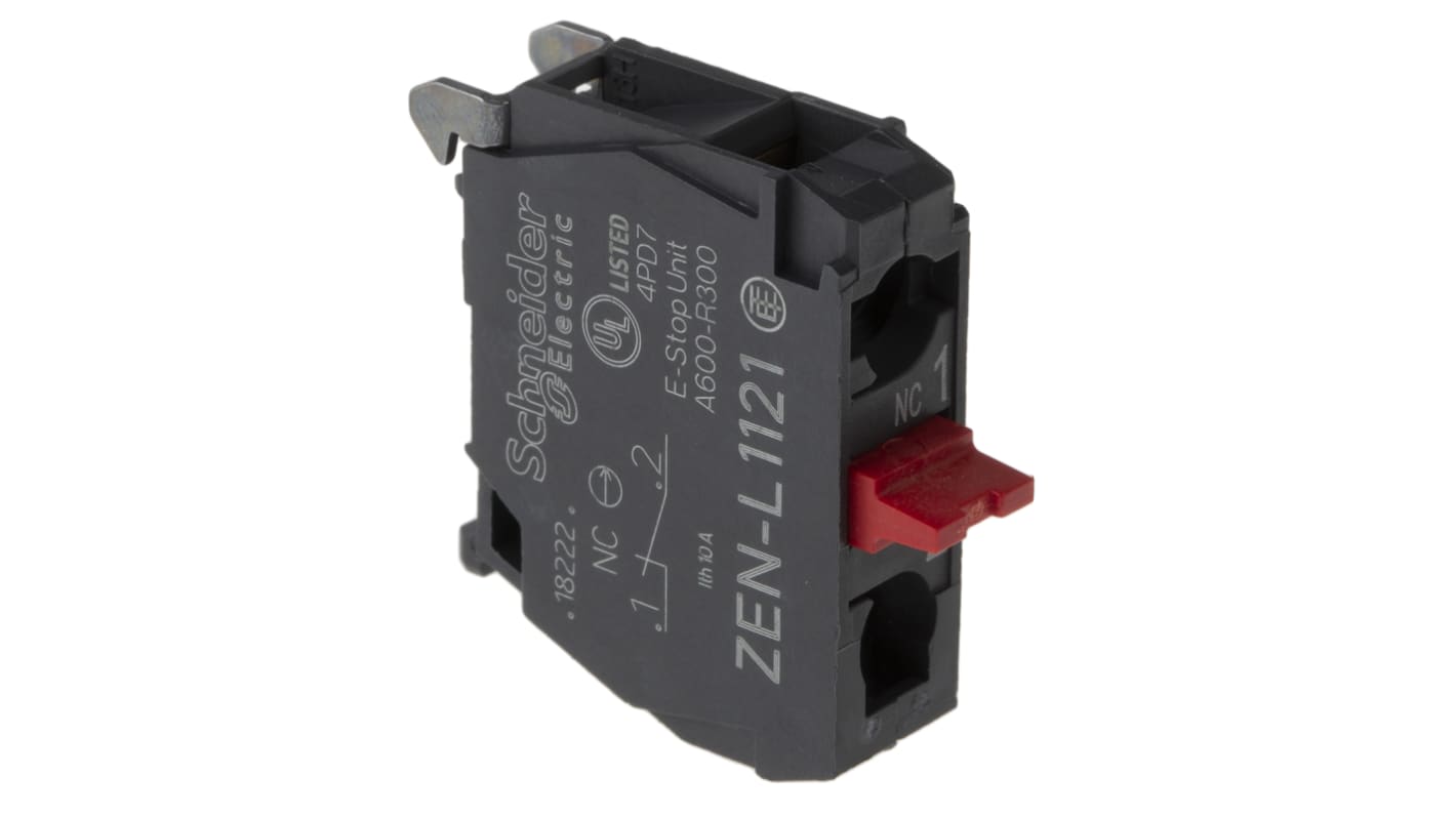 ZENL1121 | Schneider Electric Harmony XAL Series Contact Block, 600V ...