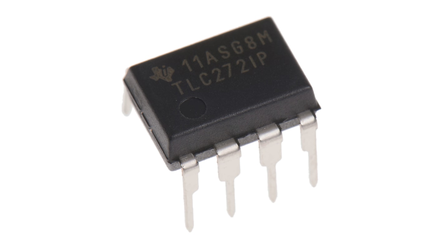 TLC272IP Texas Instruments, Op Amp, 1.7MHz, 5 → 15 V, 8-Pin PDIP | RS
