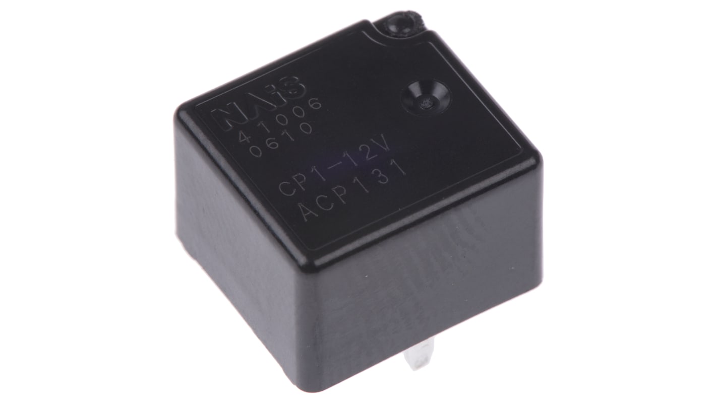CP112 | Panasonic PCB Mount Automotive Relay, 12V dc Coil, 25A ...