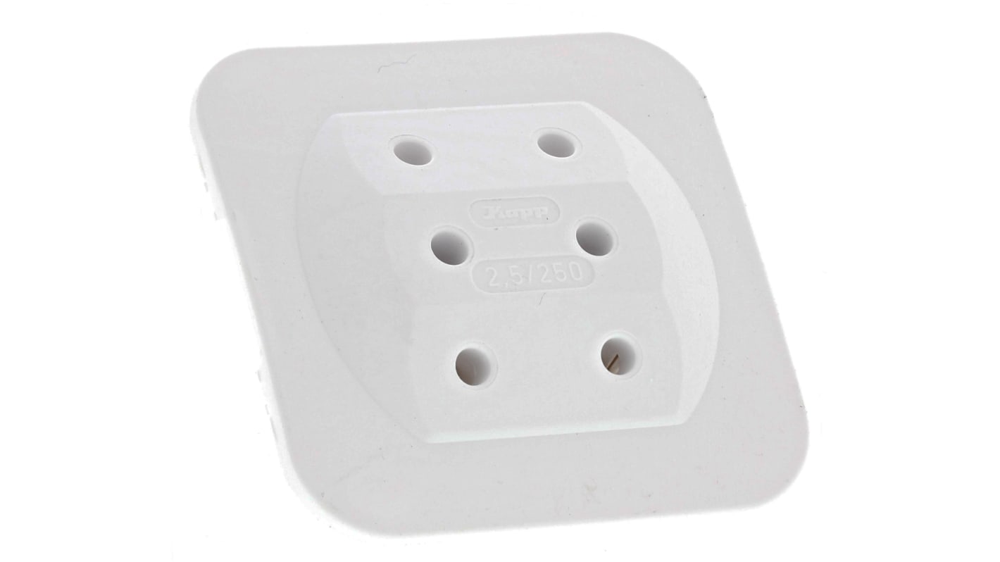 1749.0200.5 | Kopp Steckdosenadapter 3 Wege Adapter, Europa - Europa, 3 ...