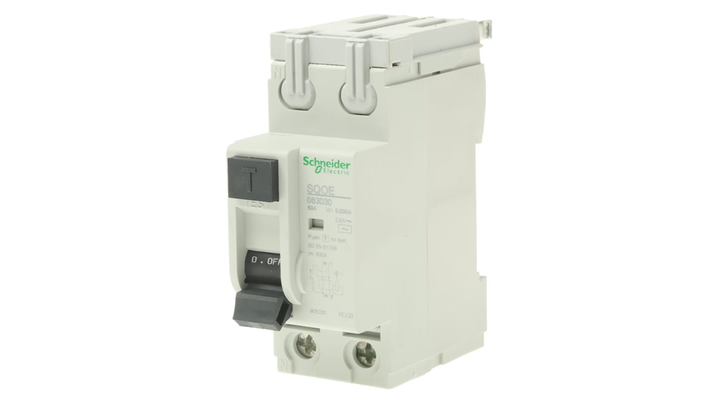 SQOE063030 | Square D Quickline MCB, 2P, 63A, Type AC | RS