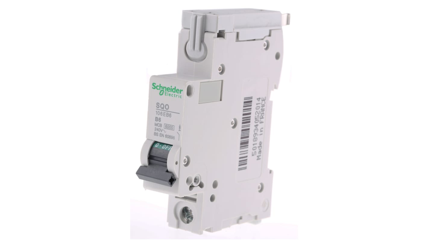 SQO106EB6 | Square D MCB1P, 6A Curve B | RS