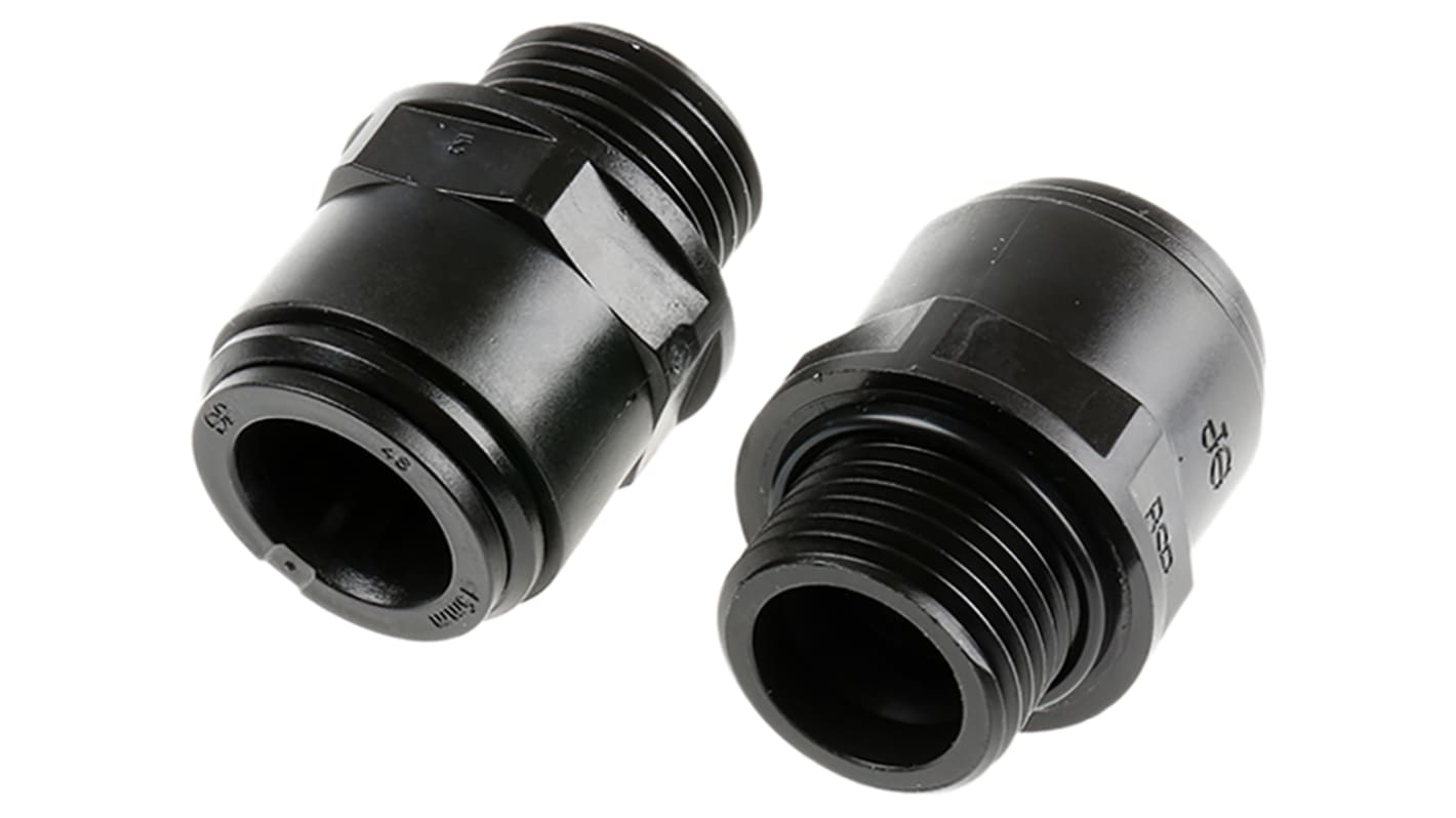 PM011514E | JG Speedfit Straight Adapter PVC Pipe Fitting, 15mm | RS