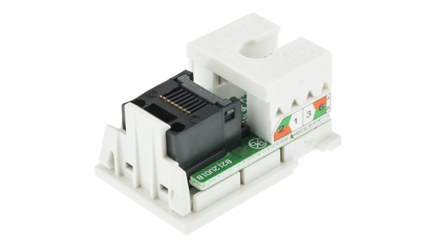 K5745 WHI | MK Electric Logic Plus Series Female RJ45 Connector, Cat5e | RS
