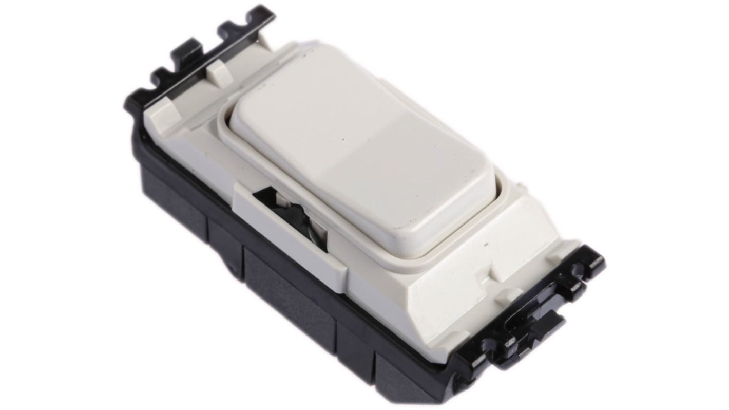 K4900 WHI | MK Electric 2 Way White Rocker Switch Grid Module 10A, Grid ...
