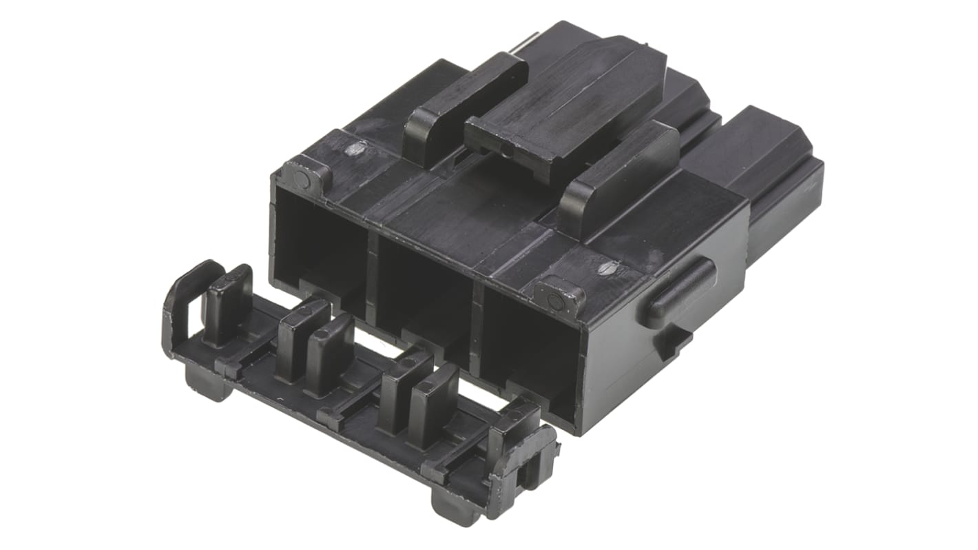 42816-0312 | Molex, Mini-Fit Sr Female Connector Housing, 10mm Pitch, 3 ...