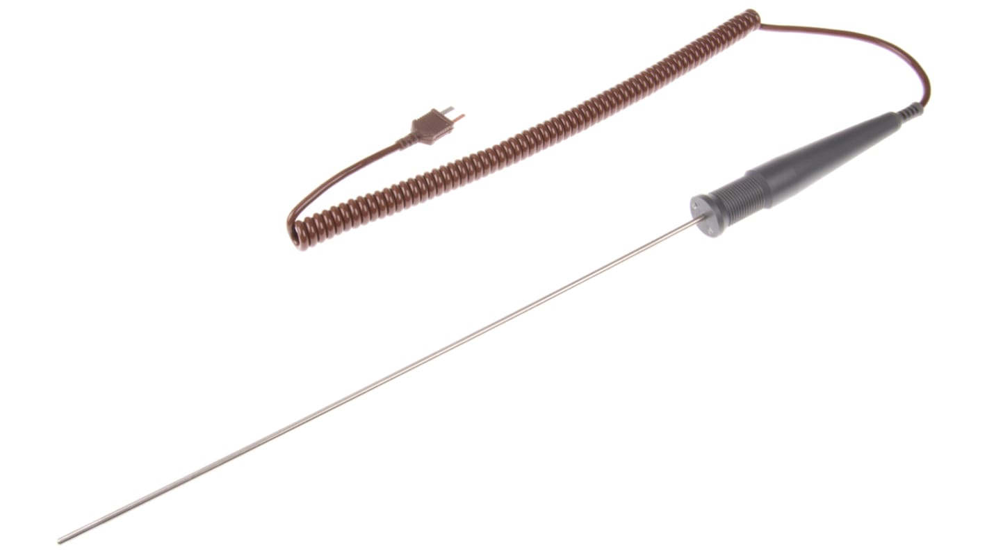 RS PRO T General Purpose Temperature Probe, 300mm Length, 3mm Diameter ...