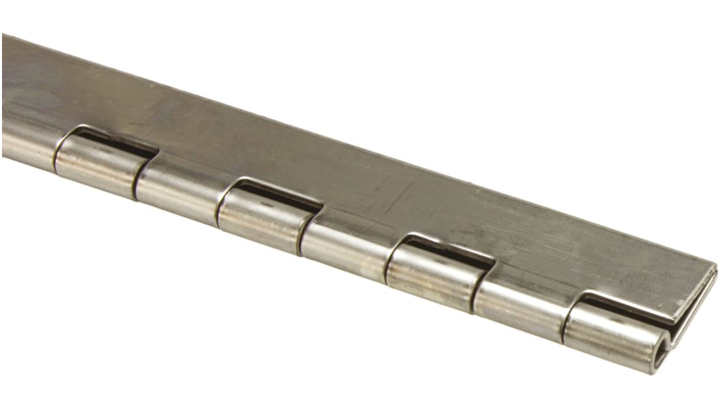Pinet Stainless Steel Piano Hinge, 1020mm x 40mm x 1.5mm | RS