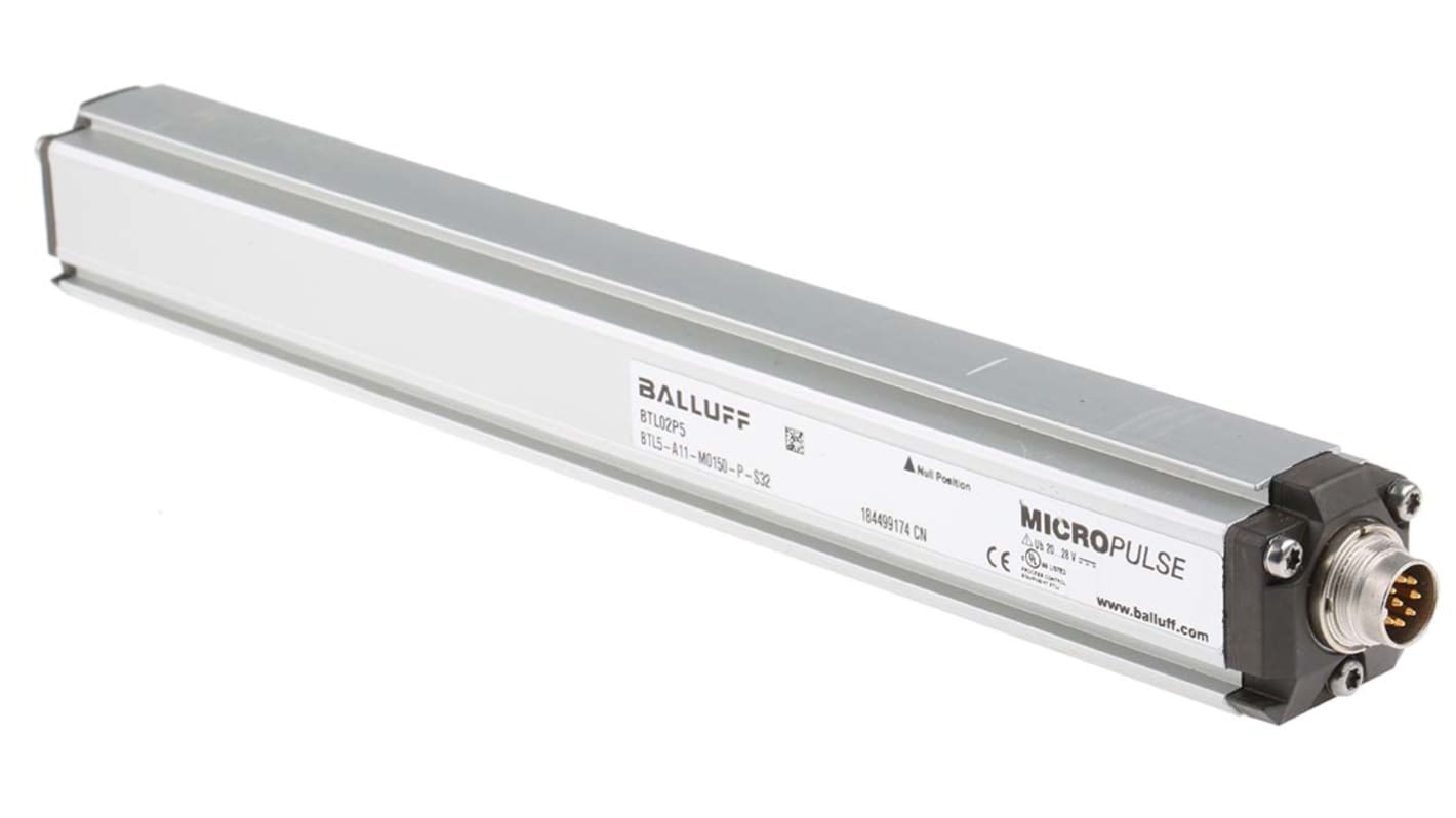 BTL5-A11-M0150-P-S32 | BALLUFF Linear Transducer 150mm stroke 0 → 10 V output range 24 V dc IP67 ...