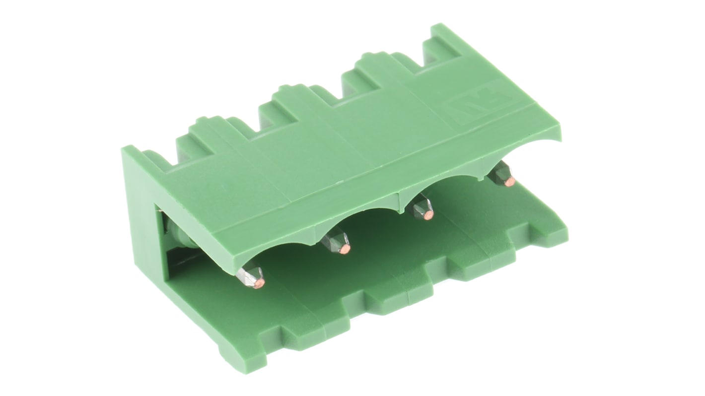 282825-4 | TE Connectivity 5.08mm Pitch 4 Way Pluggable Terminal Block ...