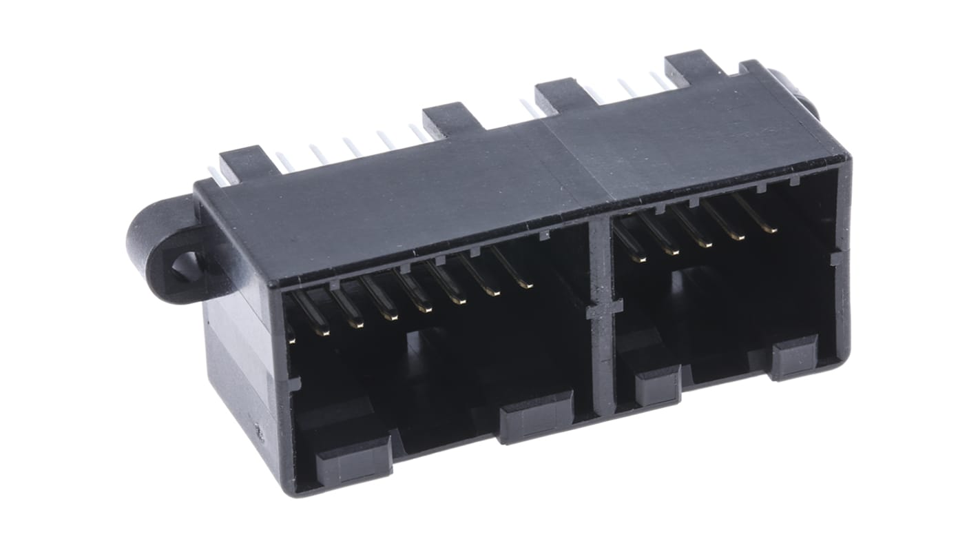 174979-2 | TE Connectivity, MULTILOCK 040 Male Connector Housing, 2.5mm ...