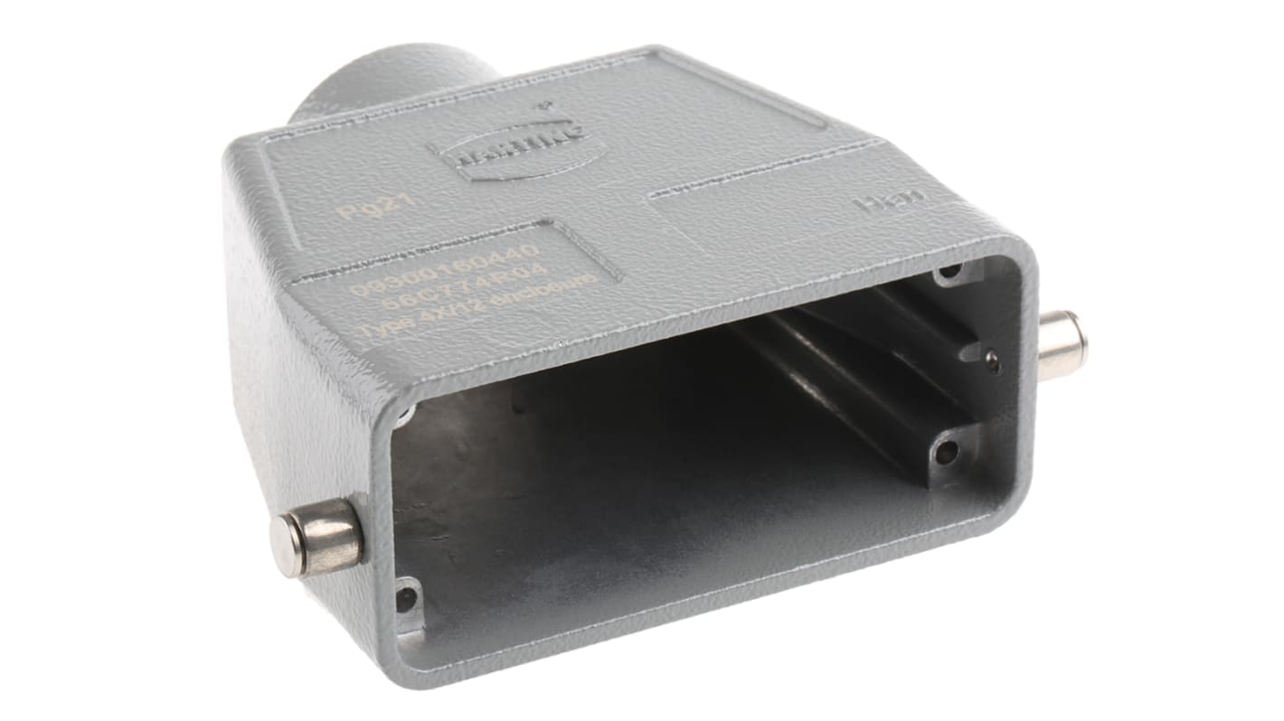 09300160440 | HARTING Han B Heavy Duty Power Connector Hood, PG21 Thread | RS