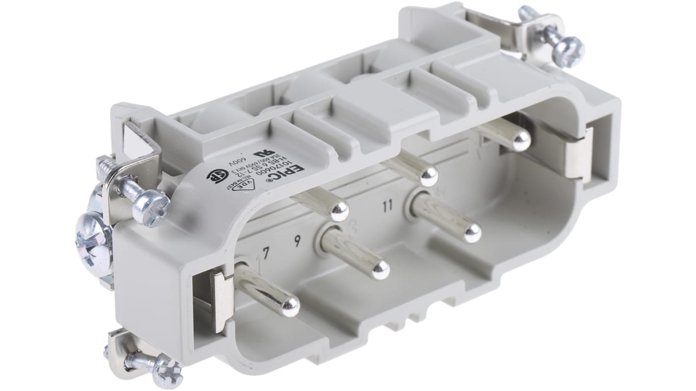 10170600 | Epic Contact Heavy Duty Power Connector Insert, 35A, Male, H ...