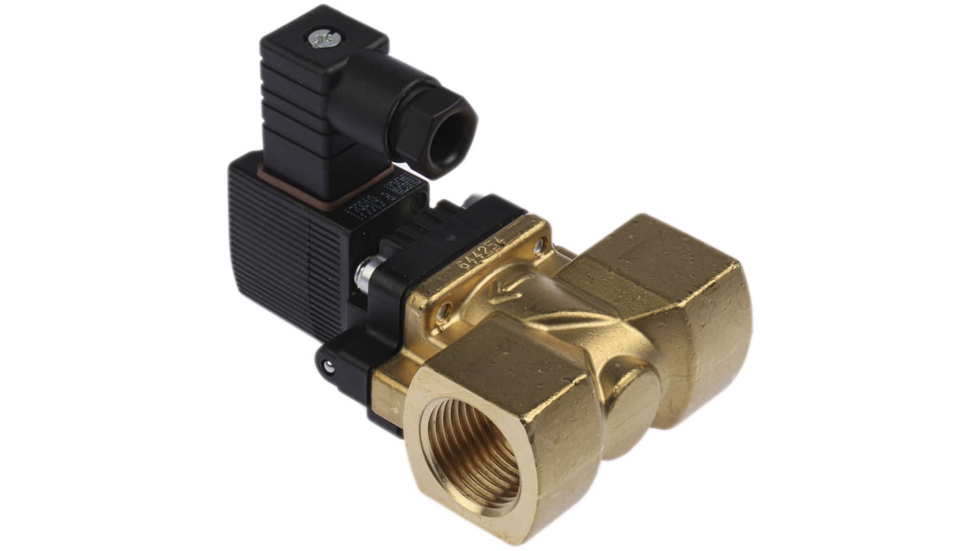 Burkert Solenoid Valve 140850, 2 port(s) , NC, 230 V ac, 1/2in | RS