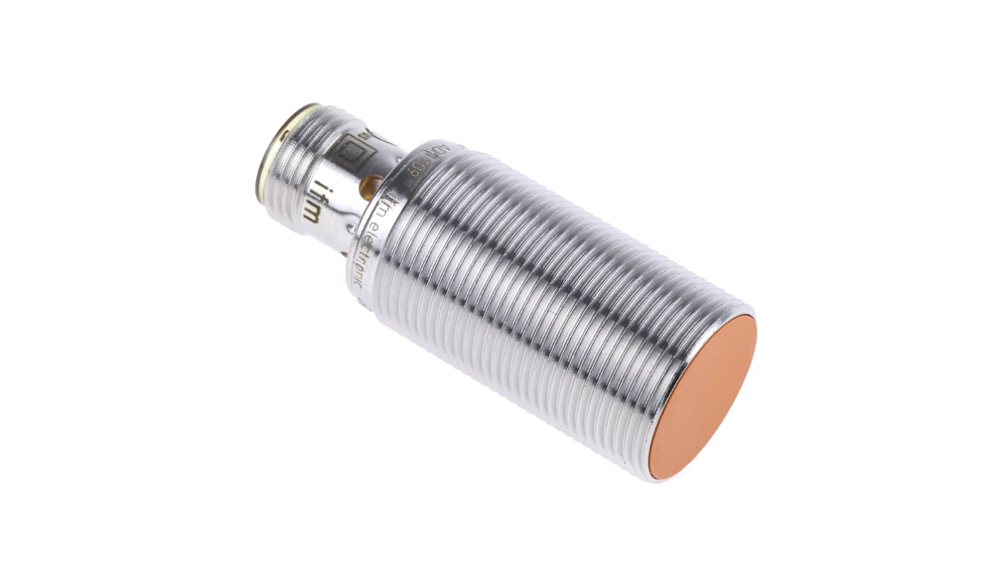 IGS204 | ifm electronic Inductive Barrel-Style Proximity Sensor, M18 x 1, 8 mm Detection, PNP ...