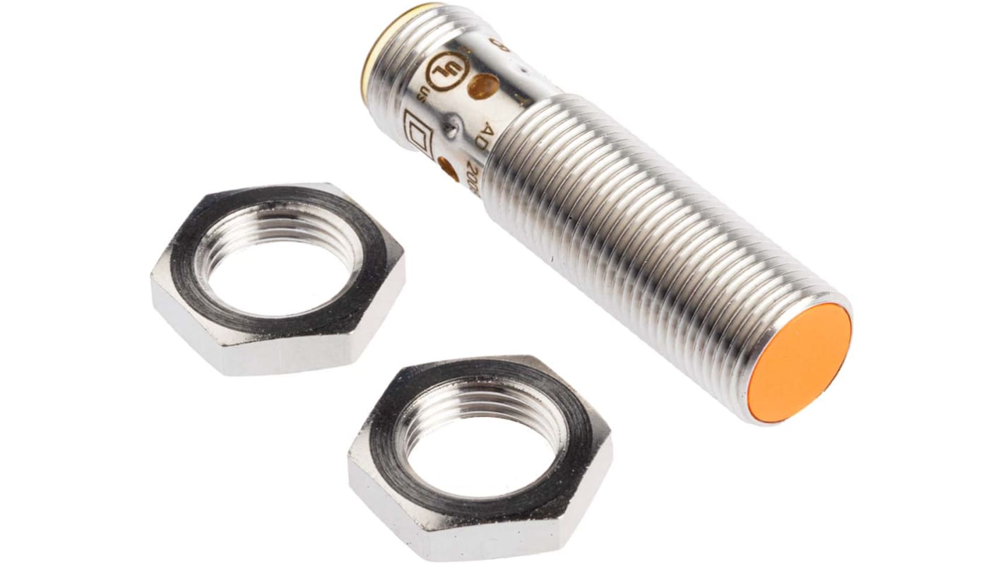 IFS206 | ifm electronic Inductive Barrel-Style Proximity Sensor, M12 x 1, 4 mm Detection, PNP ...