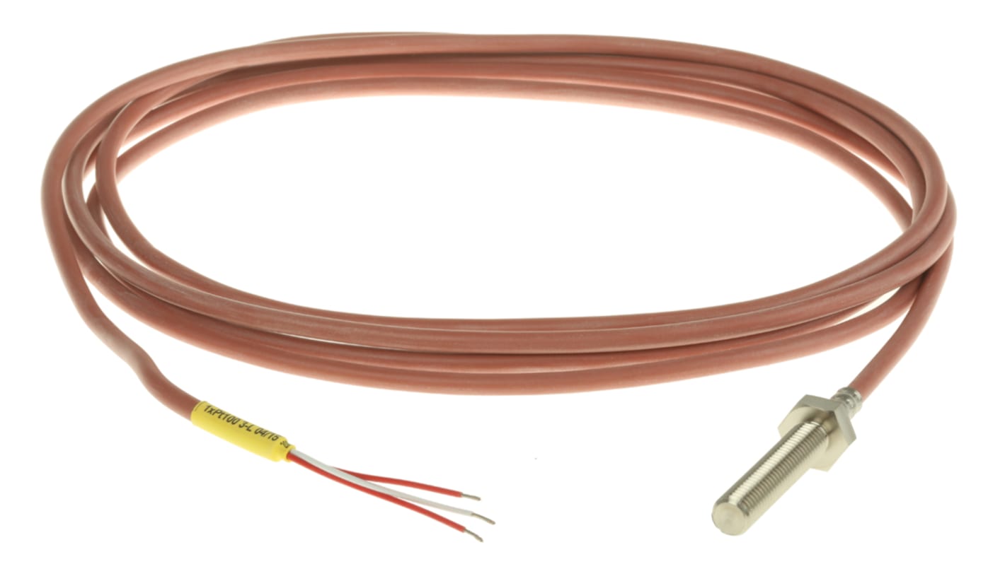 K4-E-3LS-200 | Electrotherm PT100 RTD Sensor, M8 Dia, 40mm Long, M8, F0 ...