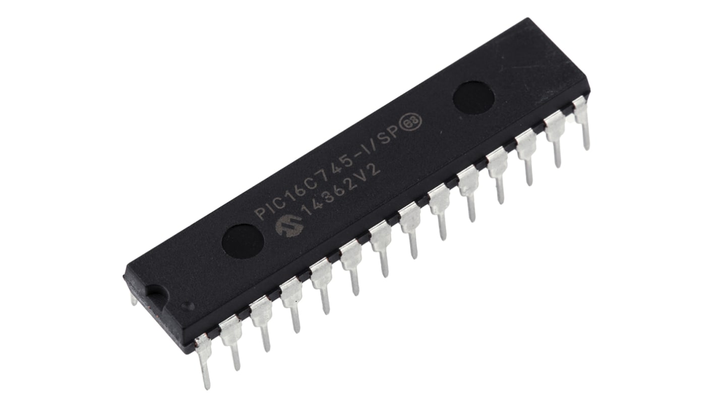 Microchip PIC16C745-I/SP, 8bit PIC Microcontroller, PIC16C, 24MHz, 8K EPROM, 28-Pin SPDIP | RS