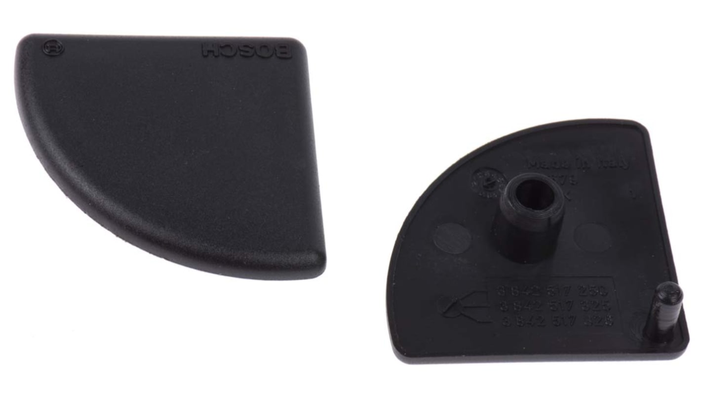 3842548801 | Bosch Rexroth Black Polypropylene End Cap, 45 x 45 mm ...
