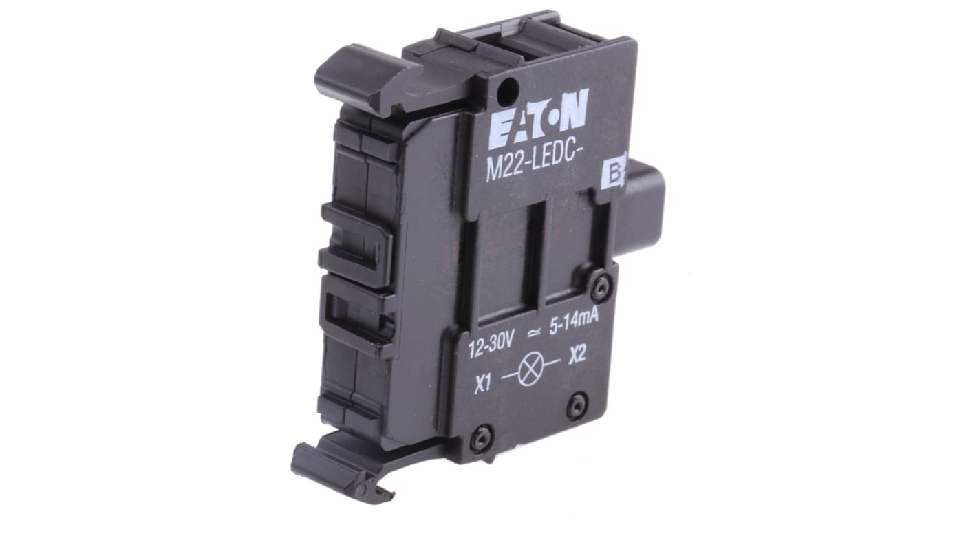 218058 M22-LEDC-B | Eaton RMQ Titan M22 Series Light Block, 12 → 30V ac/dc | RS