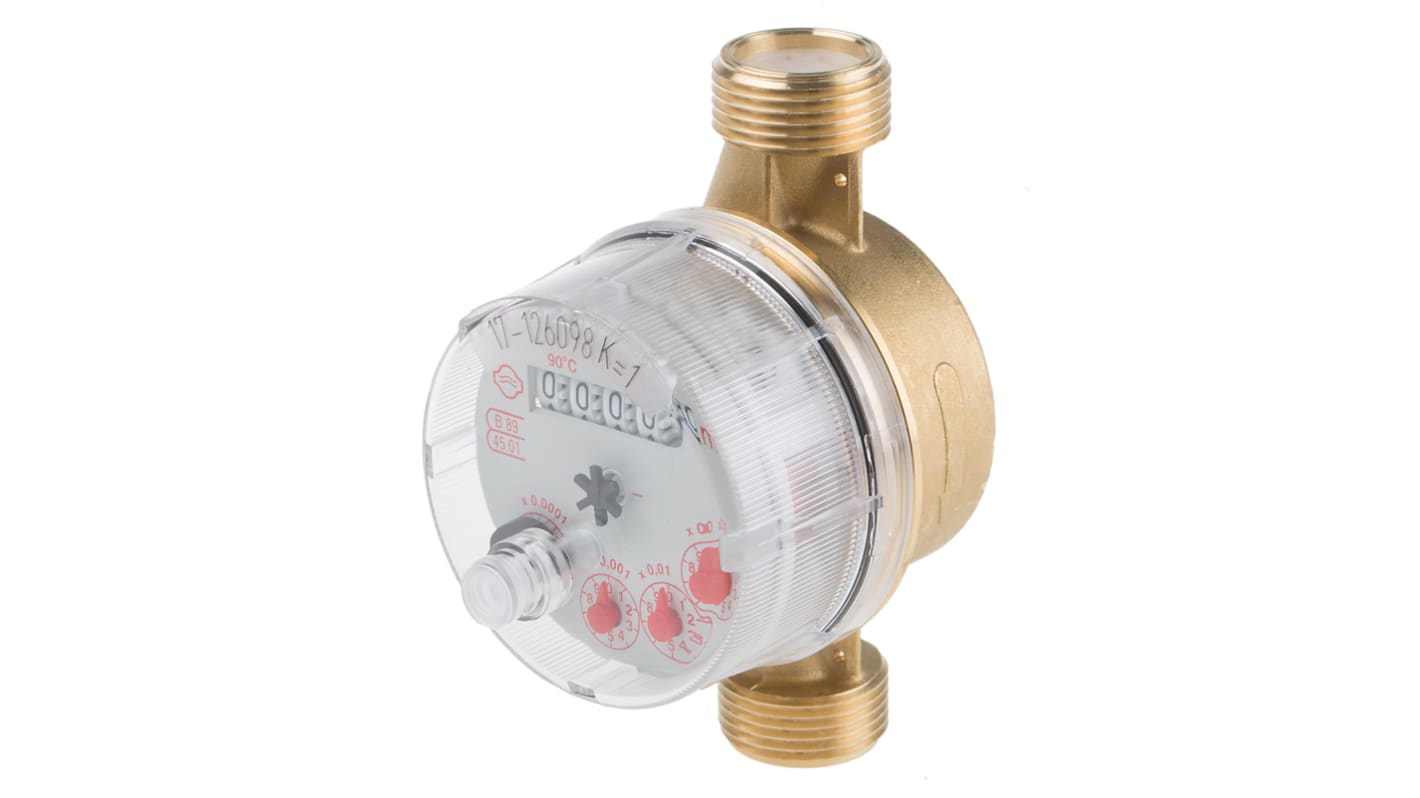 GG-L12ASC02B051 | Altecnic Class A 1.5m³/h Water Meter 1/2 in BSPP Male ...