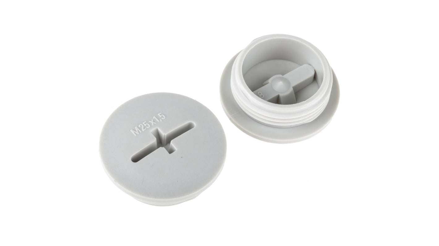 52006130 | Lapp Blanking Plug, M25, Fibreglass Nylon, Threaded | RS