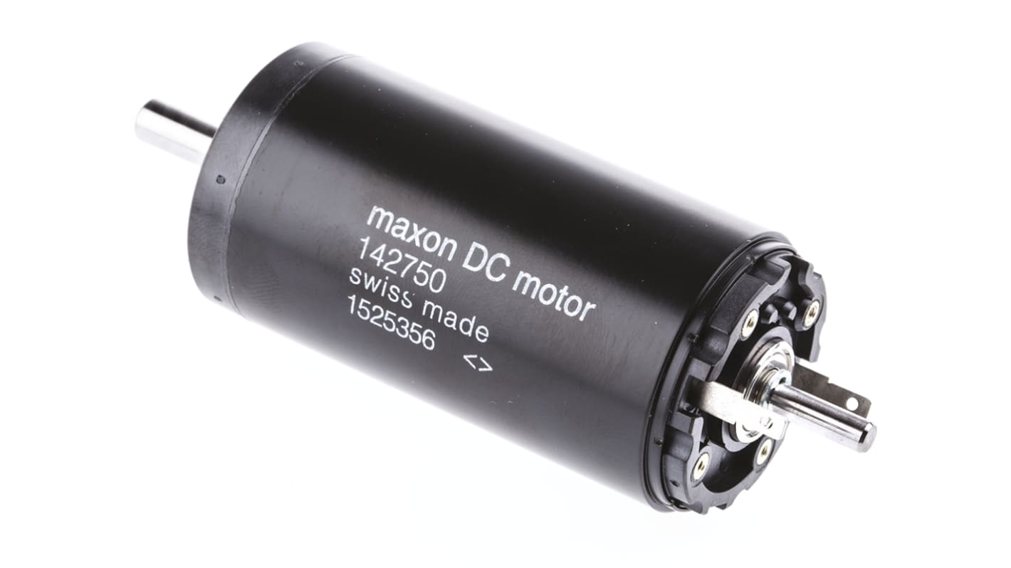 142750 | Maxon 24 V 15 W Servo Motor, 4670 rpm, 3.6 Ncm Max Output ...
