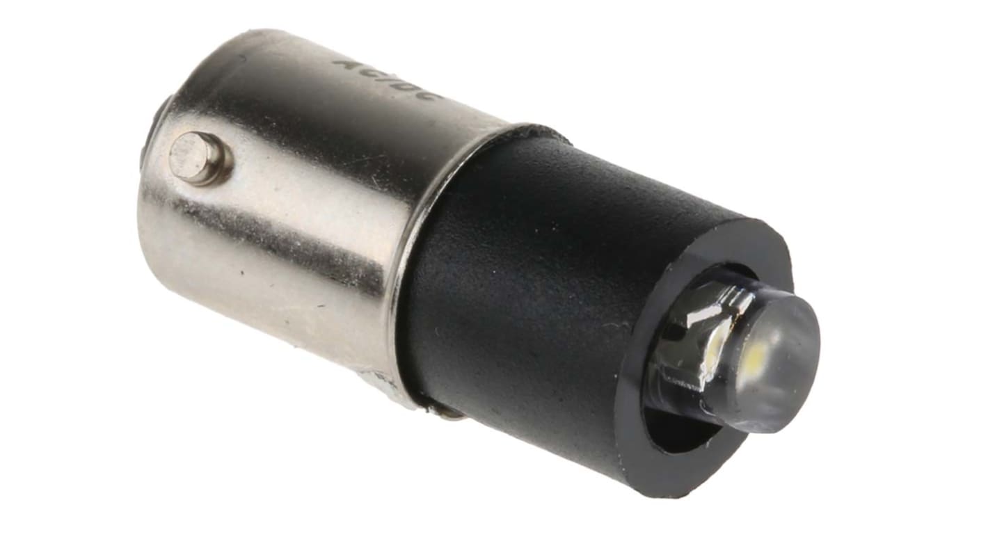 255-997-64-38 | Marl White LED Indicator Lamp, 8-48V ac/dc, BA9s Base ...