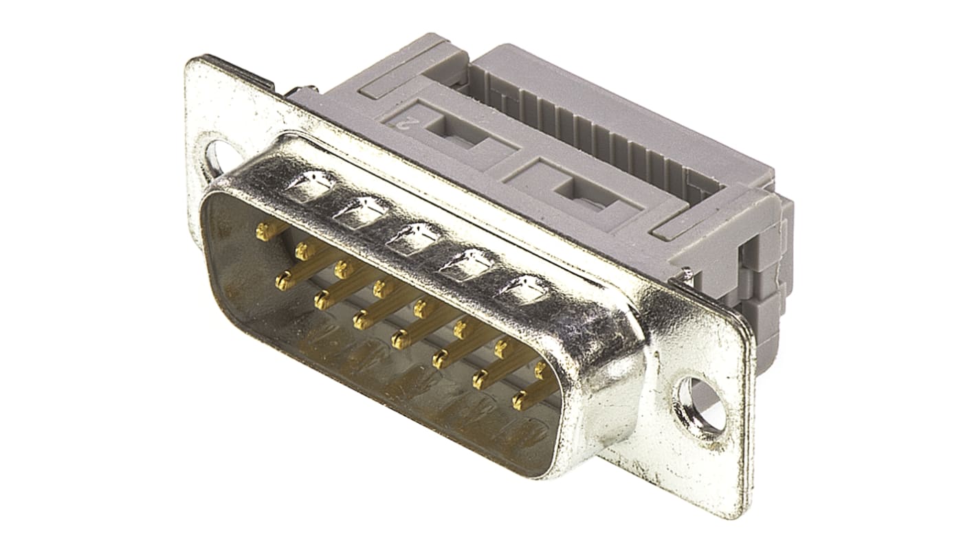 09662286700 | HARTING D-Sub Standard 15 Way Right Angle Cable Mount D ...