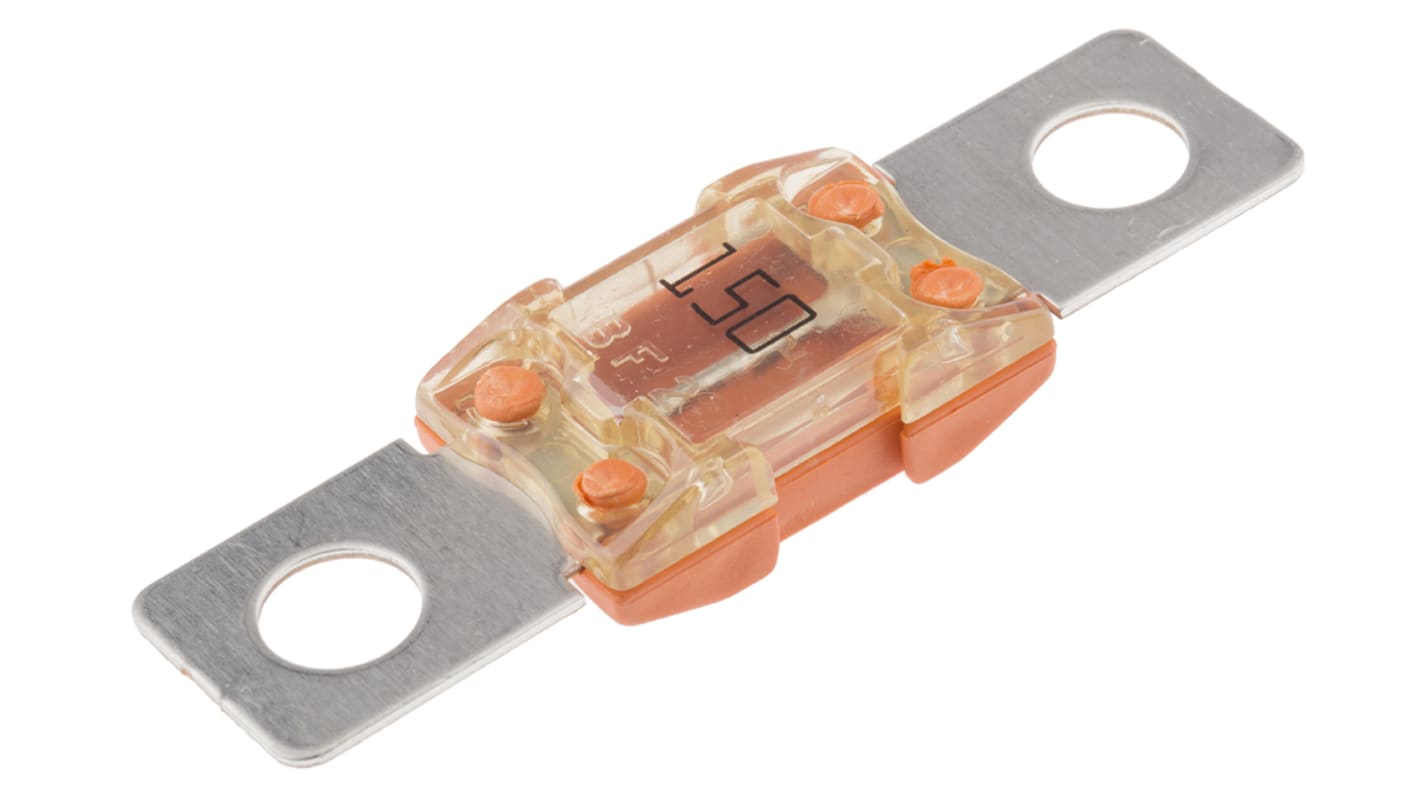 153.5395.6151 | Littelfuse 150A Orange BF2 Car Fuse, 32V dc | RS