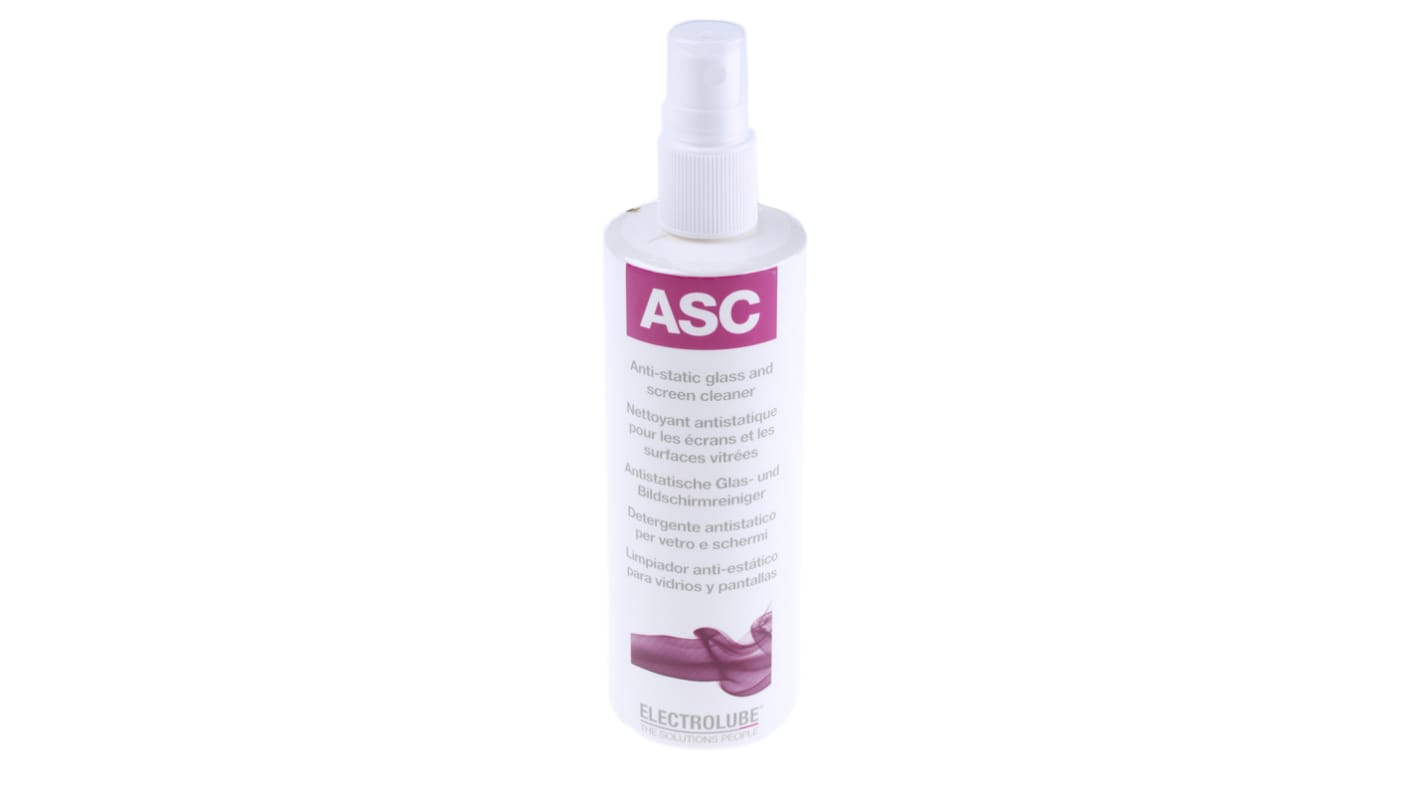 ASC250ML | Electrolube 250ml Anti-Static Glass Cleaner | RS