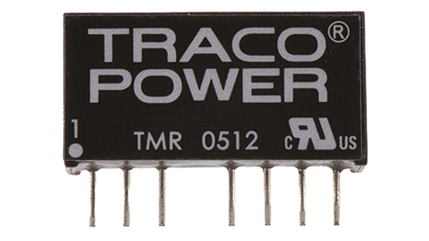 TMR 0512 | TRACOPOWER TMR 2 DC-DC Converter, 12V dc/ 165mA Output, 4.5 → 9 V dc Input, 2W ...