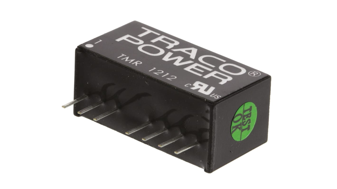 TMR 1212 | TRACOPOWER TMR 2 DC-DC Converter, 12V dc/ 165mA Output, 9 → 18 V dc Input, 2W ...
