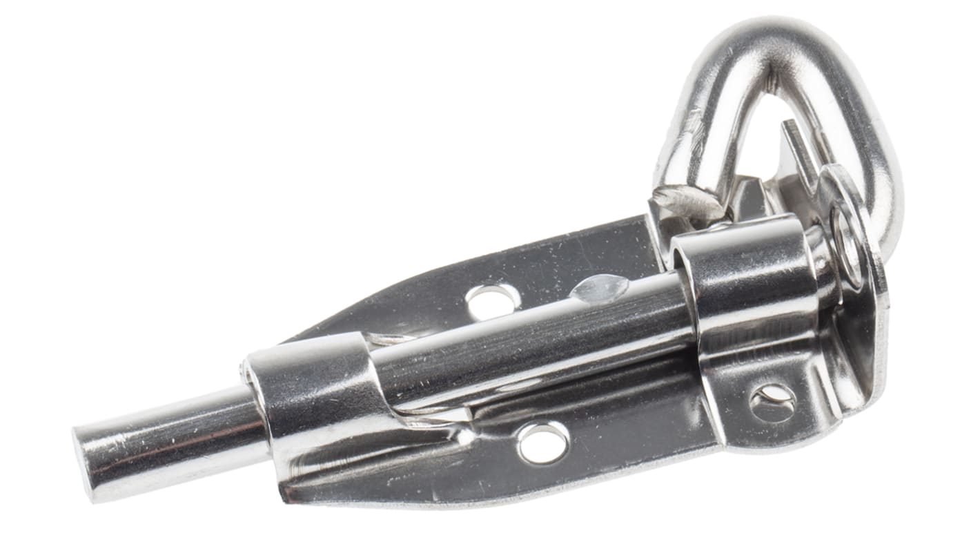 RS PRO Stainless Steel Padlockable Door Bolt, 101mm | RS