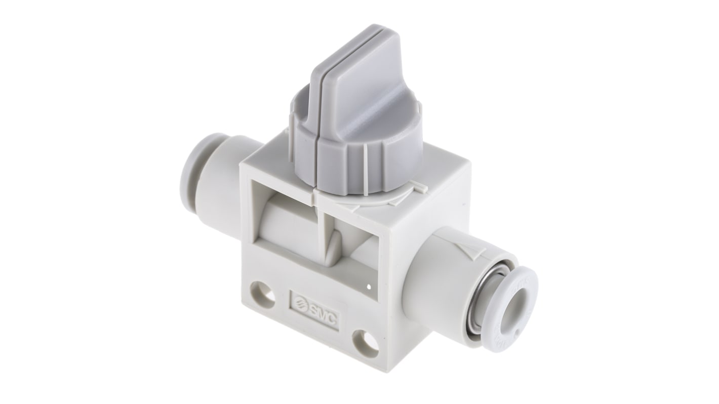 VHK2-06F-06F | SMC Rotary Knob 2/2 Pneumatic Manual Control Valve VHK ...